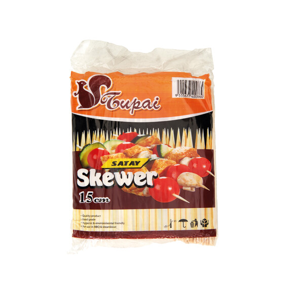 Tupai Skewer 6" - 350g - Polyon Food Packaging Sdn. Bhd.