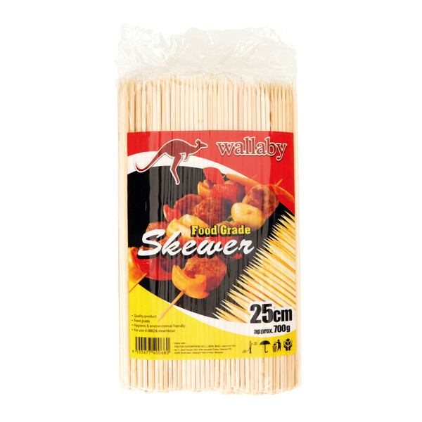 Products : Wallaby Skewer 10" - 700g - Polyon Food Packaging Sdn. Bhd.