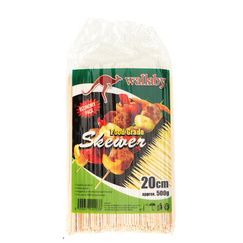 Wallaby Skewer Economy 8" - 500g - Polyon Food Packaging Sdn. Bhd.