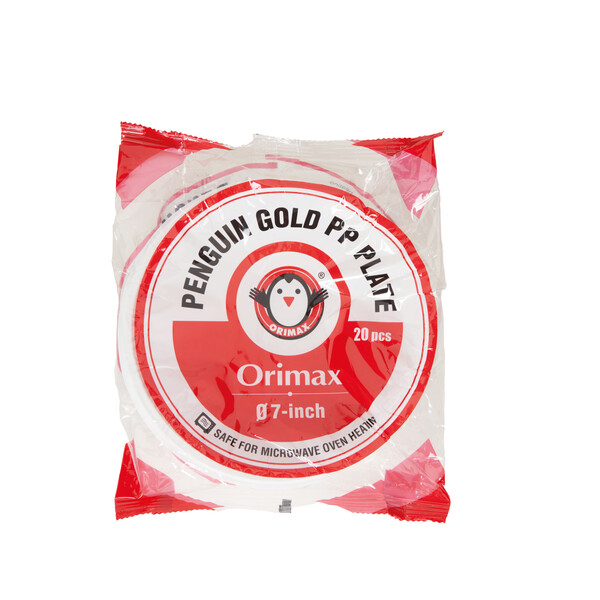 Orimax PP Plate - 7" - Polyon Food Packaging Sdn. Bhd.