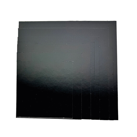 Cake Board Square (Black) - Polyon Food Packaging Sdn. Bhd.